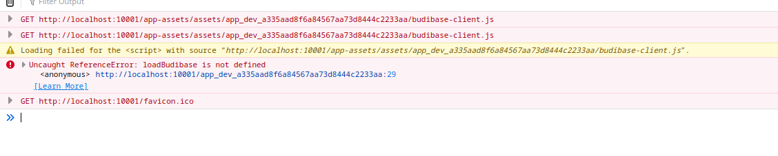 My app does not load either inside the builder, or in full preview ...
