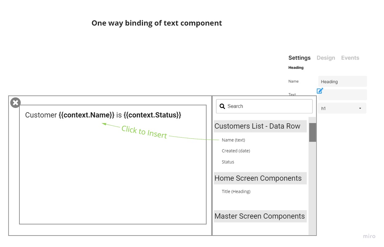 Dropdown in component props panel to bind values to other components · Issue #513 · Budibase ...