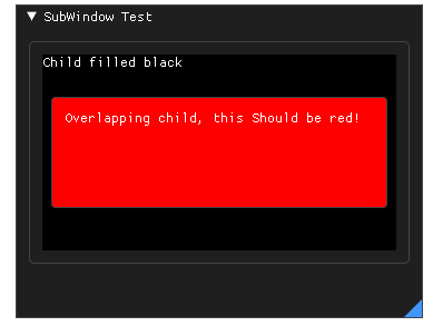 Regression: Overlapping child window z-order issue with ChildBg · Issue ...