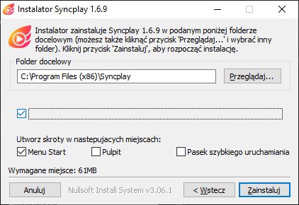 Installer option is blank when using Polish language · Issue #468 · Syncplay/syncplay · GitHub