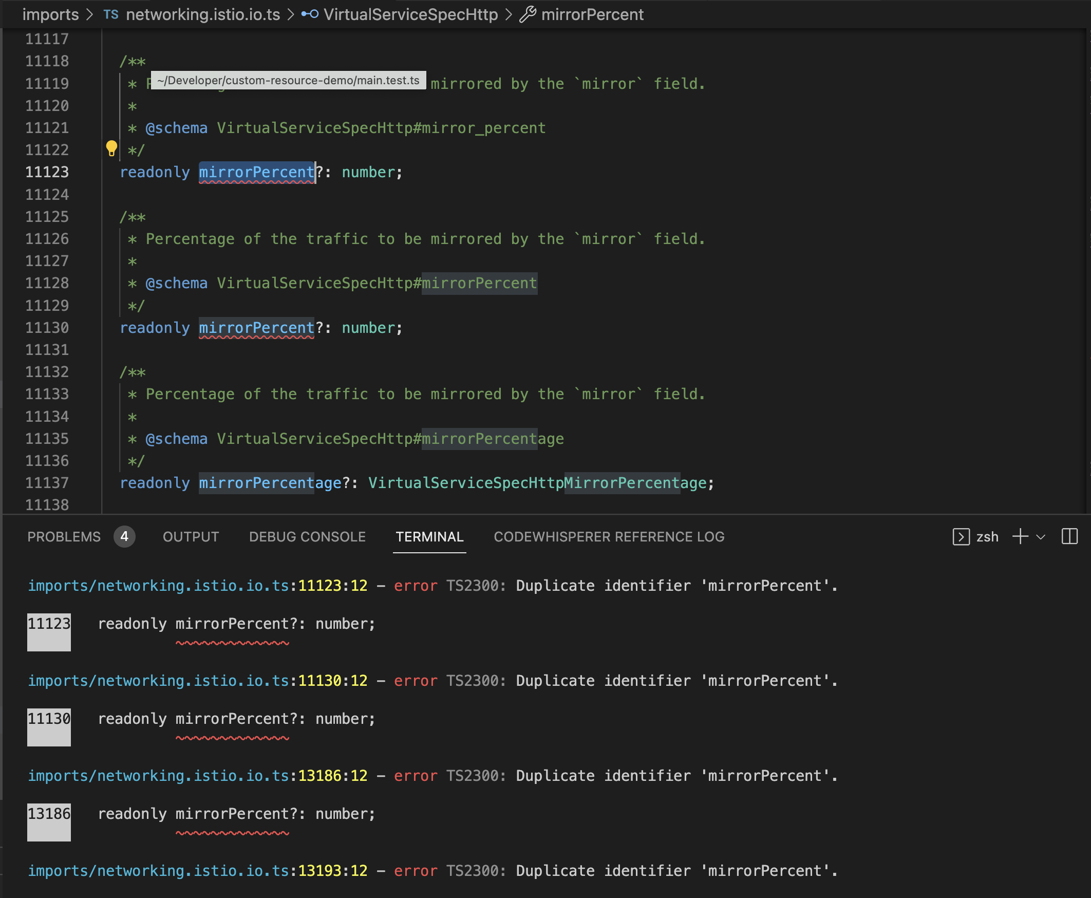 CRD Manifests Are Not Ordered · Issue #1103 · cdk8s-team/cdk8s · GitHub