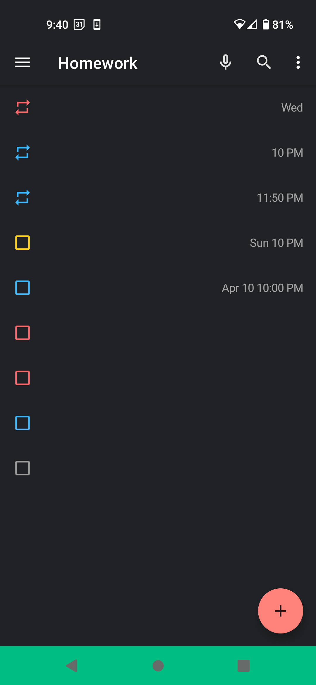 App bar position: top should make the app bar colored and the ...