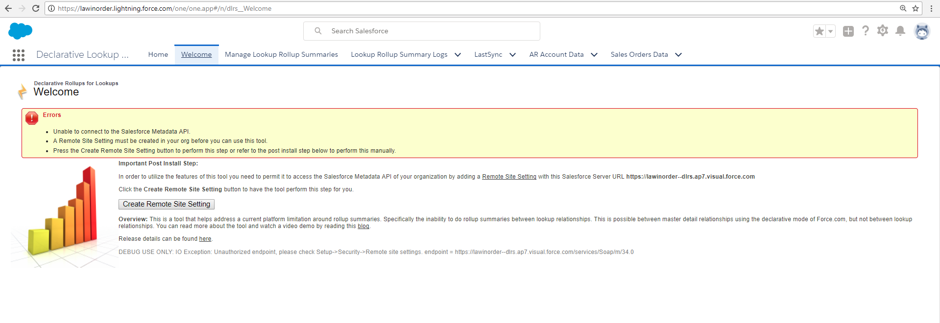 Unable to connect to the Salesforce Metadata API · Issue #610 · SFDO-Community/declarative ...