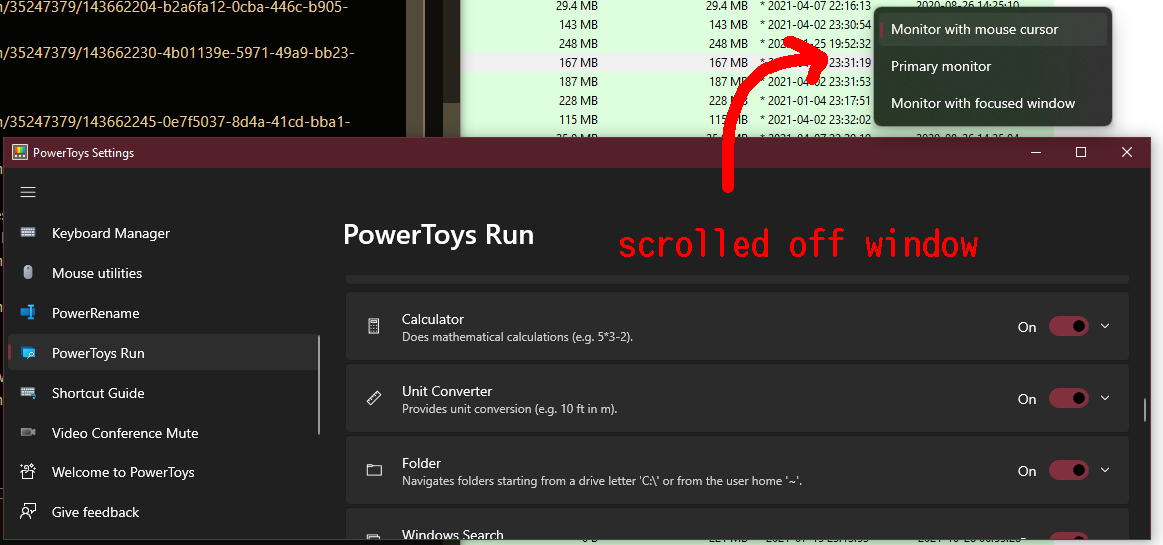 Number picker, combo boxes run off window when scrolling · Issue #14663 ...