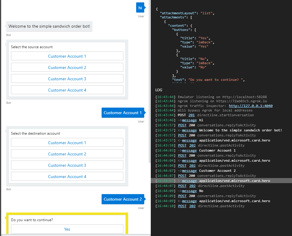 [Question] [Bug] KeyNotFoundException on confirm prompt in dynamic FormFlow · Issue #5060 ...