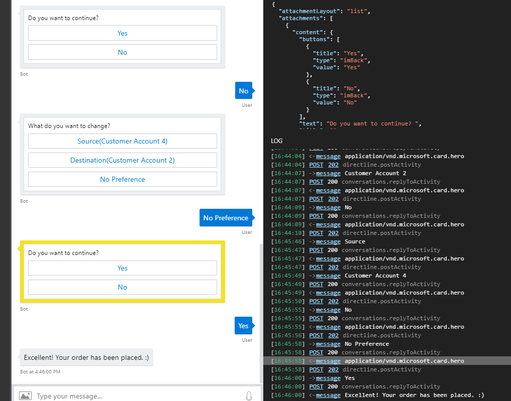 [Question] [Bug] KeyNotFoundException on confirm prompt in dynamic FormFlow · Issue #5060 ...