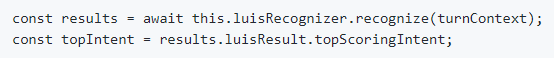 LuisRecognizer lacks complete typing · Issue #682 · microsoft/botbuilder-js · GitHub