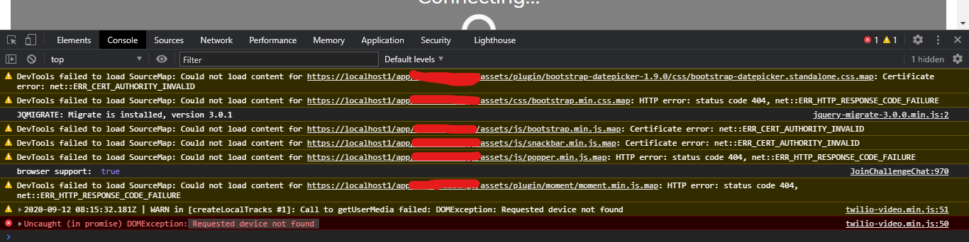Video localhost and https live not working in chrome sometimes · Issue #1173 · twilio/twilio ...