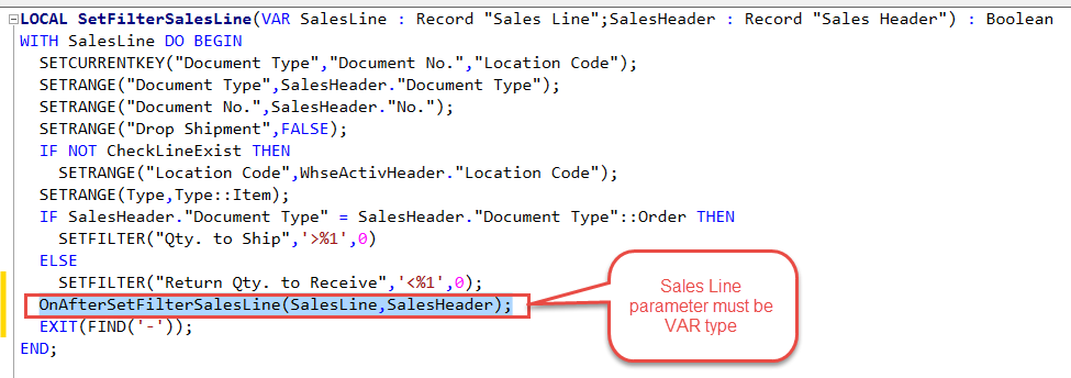 Event Request For Adding Extra Filters To Filter Saleslines In Function Setfiltersalesline In