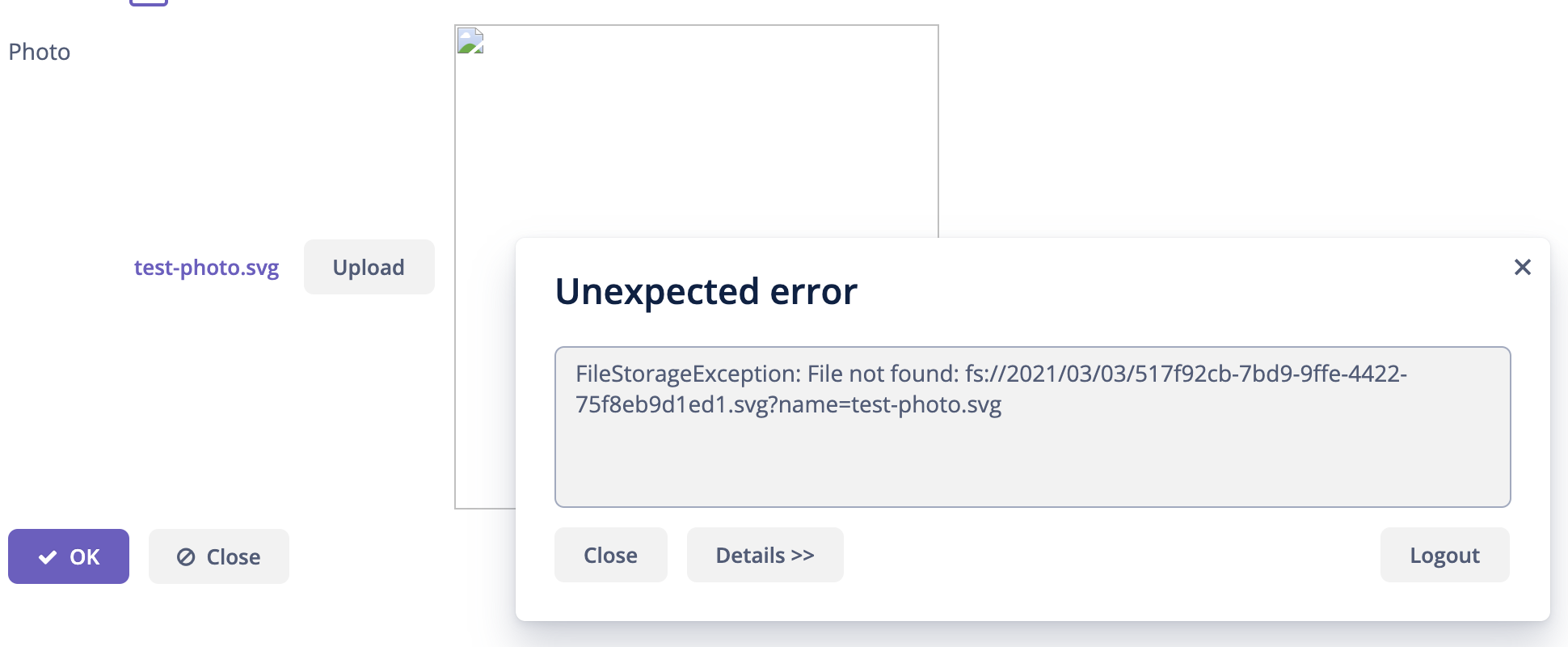 Implement FileStorageExceptionHandler · Issue #134 · jmix-projects/jmix-ui · GitHub
