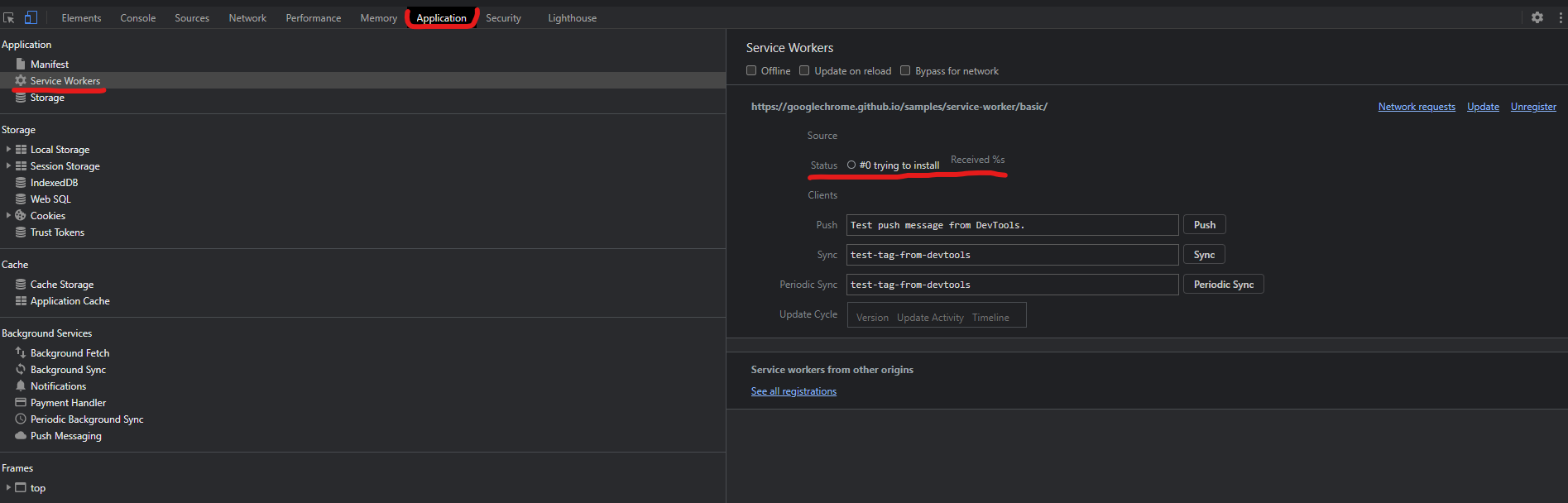 Flutter Webview Fails To Install Service Worker When Using Chromium Version 91 0 4472 101 On