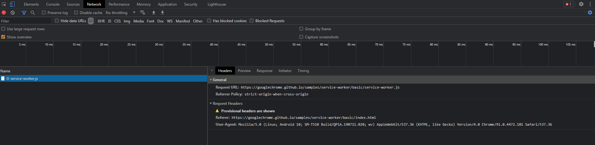 Flutter WebView fails to install service worker when using chromium version 91.0.4472.101+ on ...