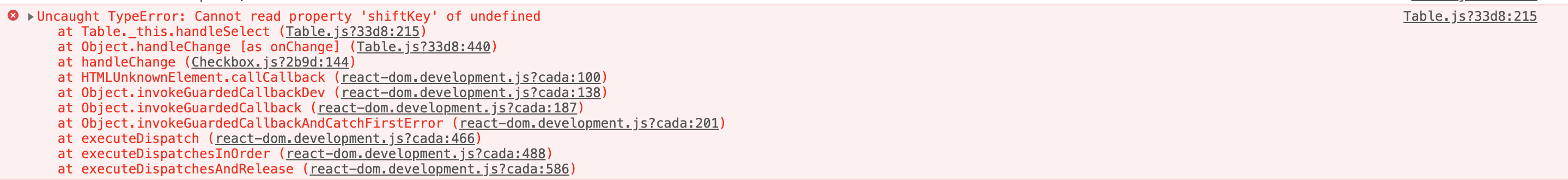 使用antd中带有checkbox的Table组件时，点击checkbox报错 · Issue #17884 · ant-design/ant ...