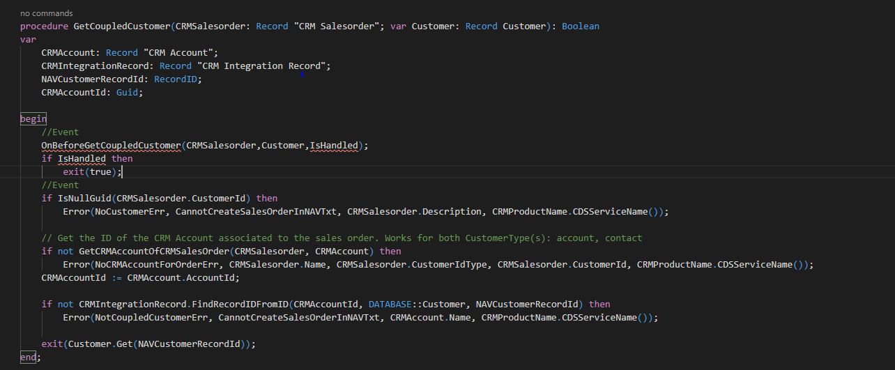 [Event Request] - Codeunit CRM Sales Order to Sales Order - OnBeforeGetCoupledCustomer · Issue ...