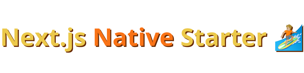 GitHub - RobSchilderr/nextjs-native-starter: One Next.js codebase for iOS, Android and Web using ...