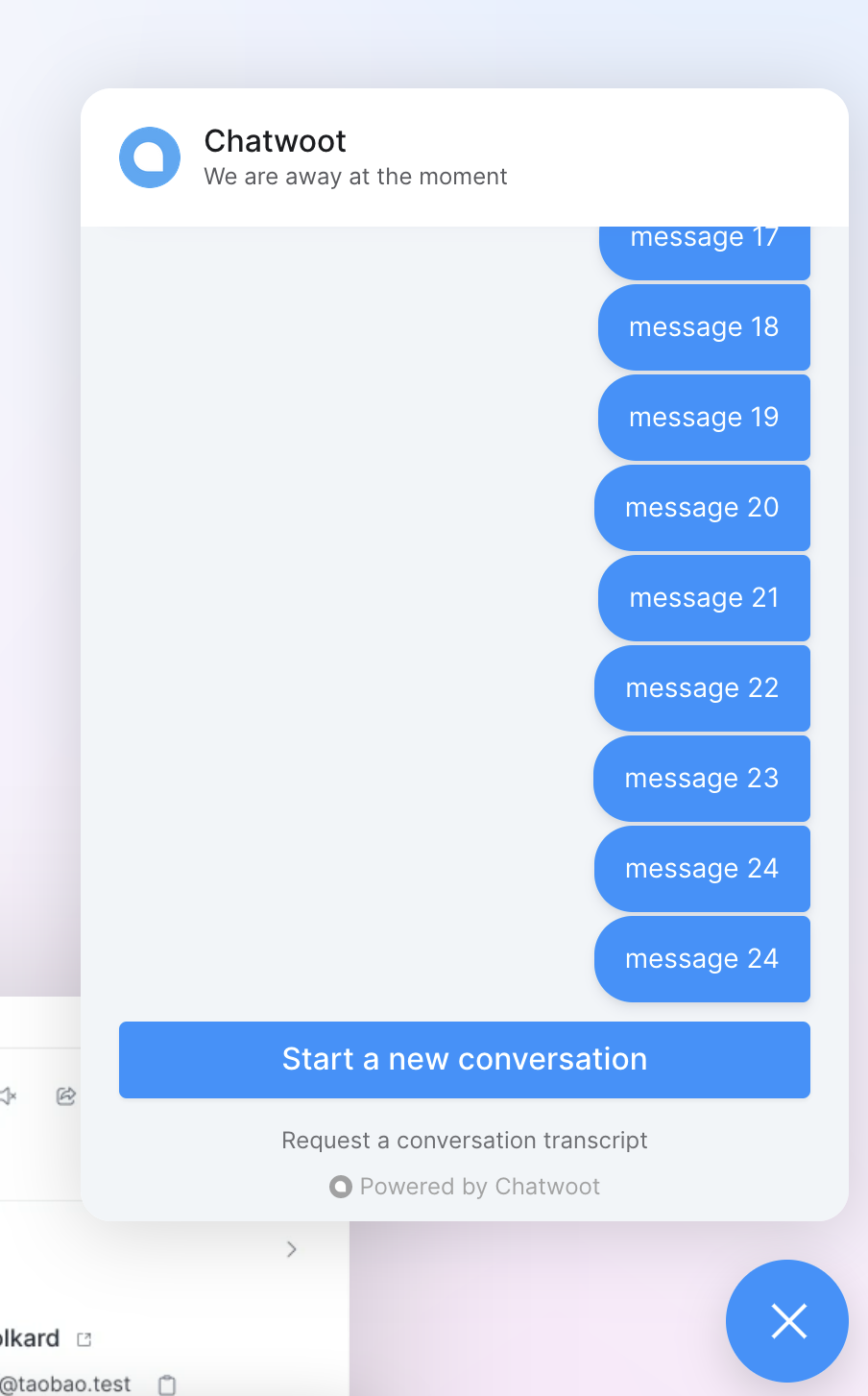 chat widget doesn't scroll automtically to the end · Issue #5995 · chatwoot/chatwoot · GitHub