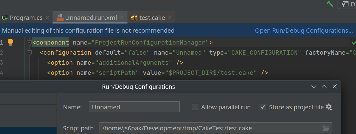 Implement a file picker for the script path in run configuration by ...