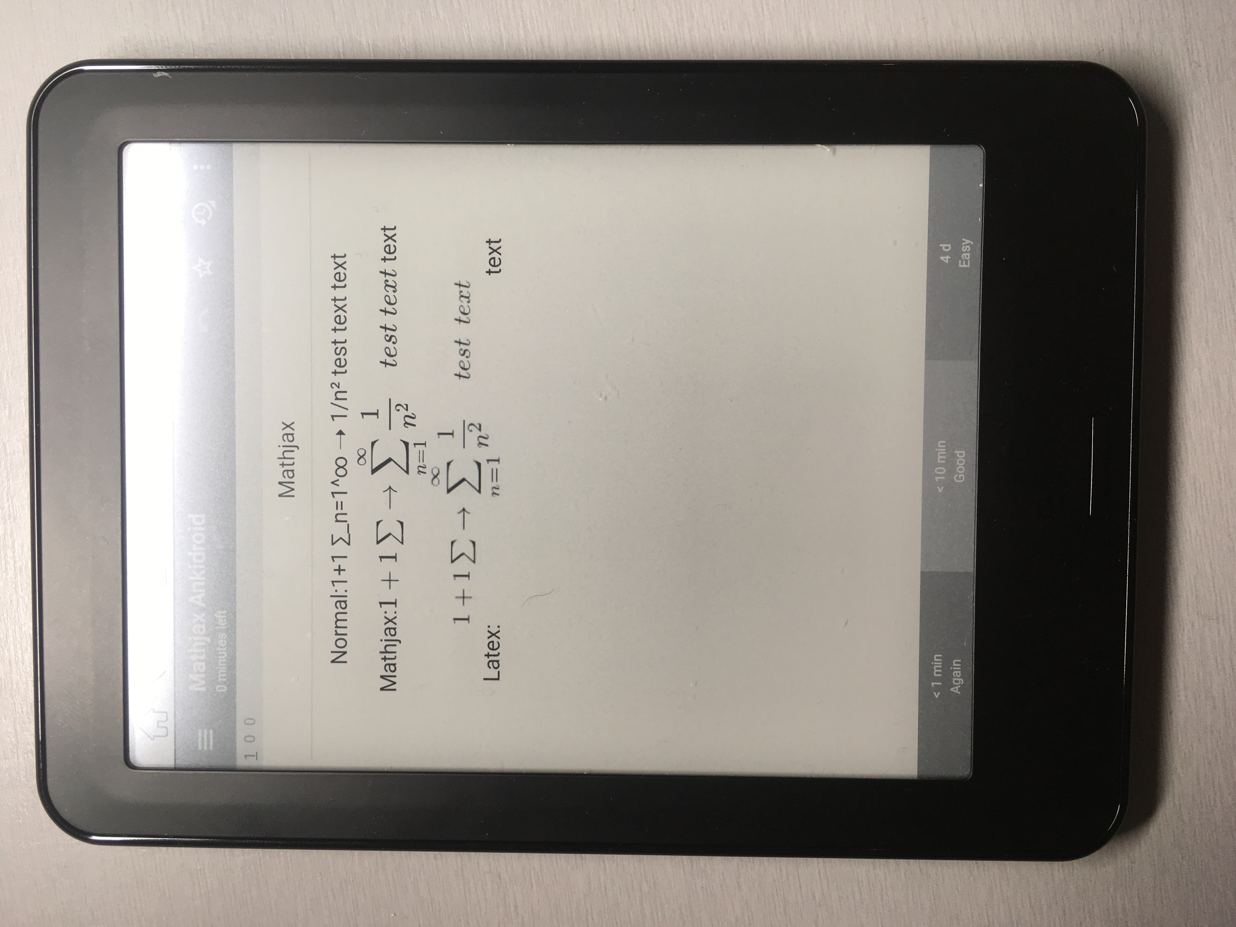Ankidroid - Anki 2.1 - Mathjax · Issue #4915 · ankidroid/Anki-Android · GitHub