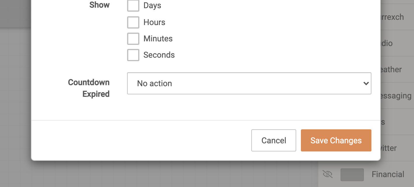 Additional Countdown timer options · Issue #918 · dakboard/Cloud-Platform · GitHub