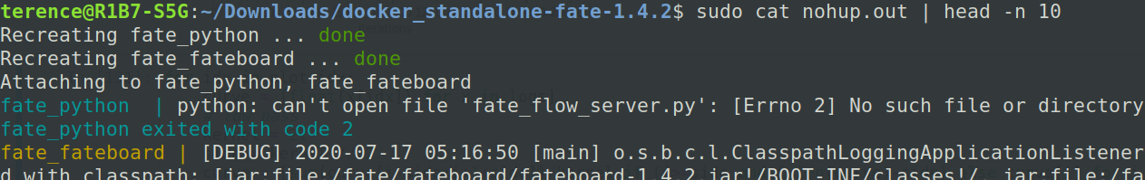 Fail To Deploy Stand Alone Installation With Docker · Issue 1572 · Federatedaifate · Github