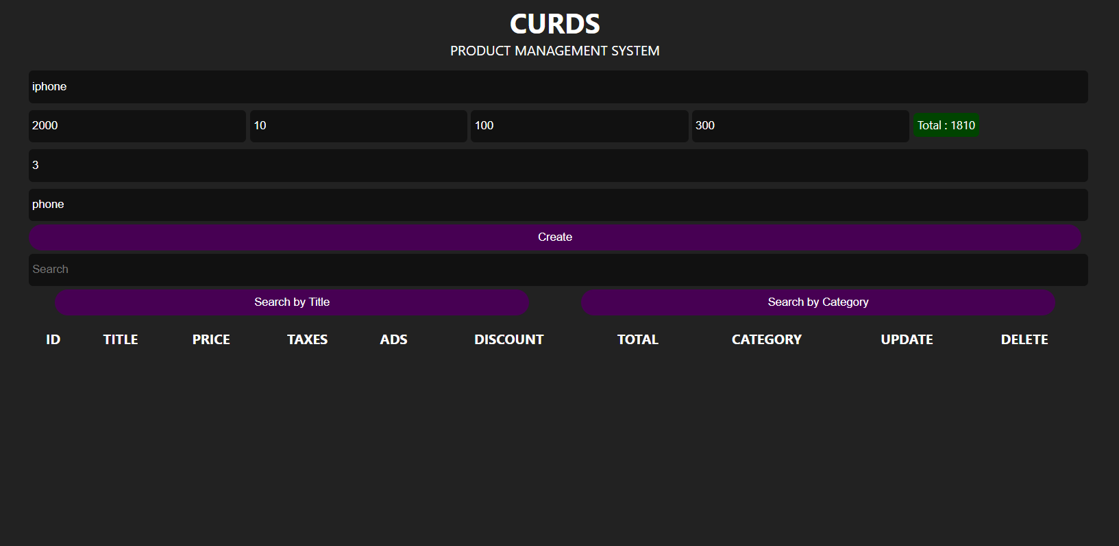 GitHub - onisEg/CurdsBlue: //get total (price + taxes + ads - discount = total )