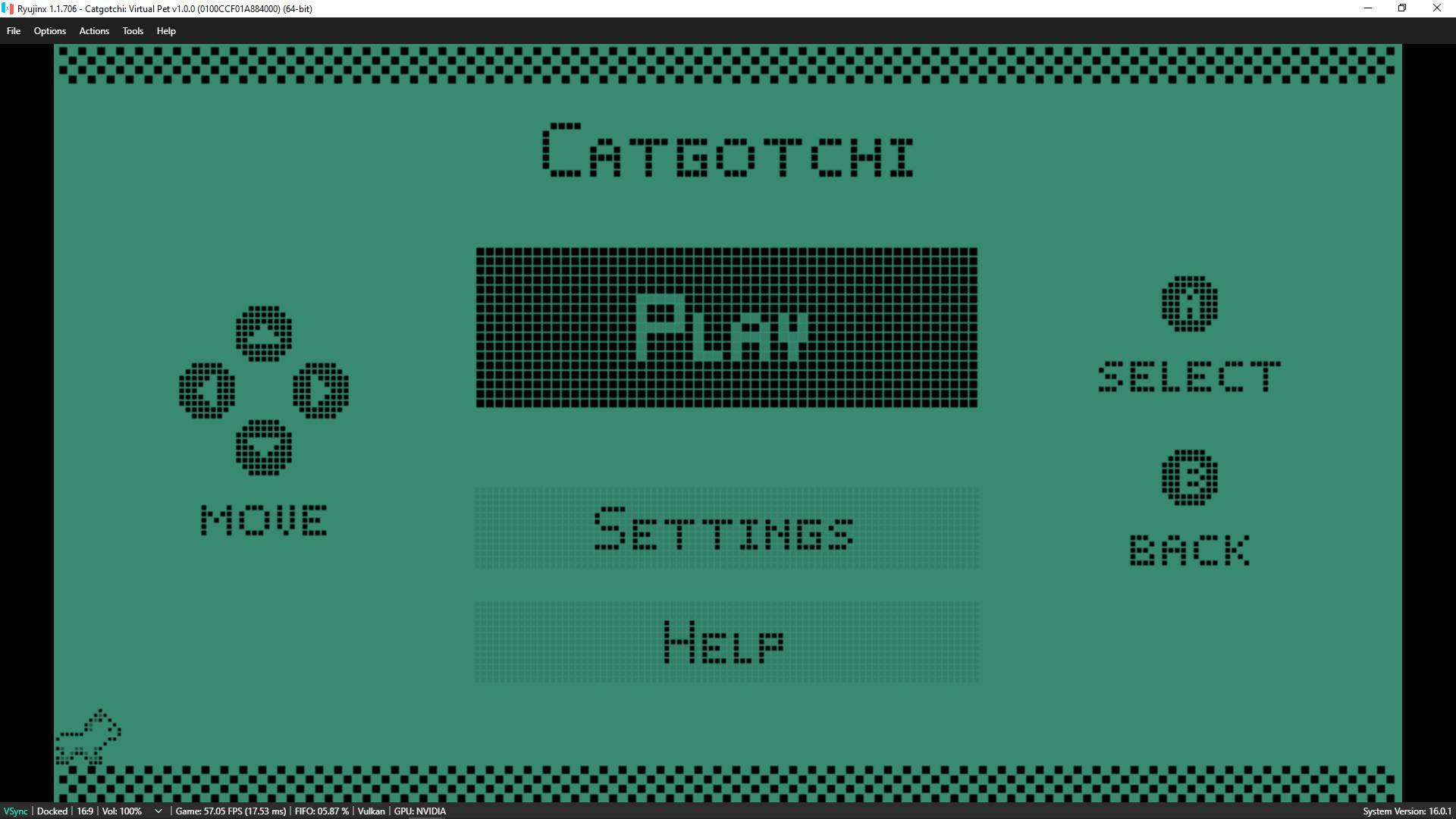 Catgotchi Virtual Pet - 0100CCF01A884000 · Issue #4549 · Ryujinx/Ryujinx-Games-List · GitHub