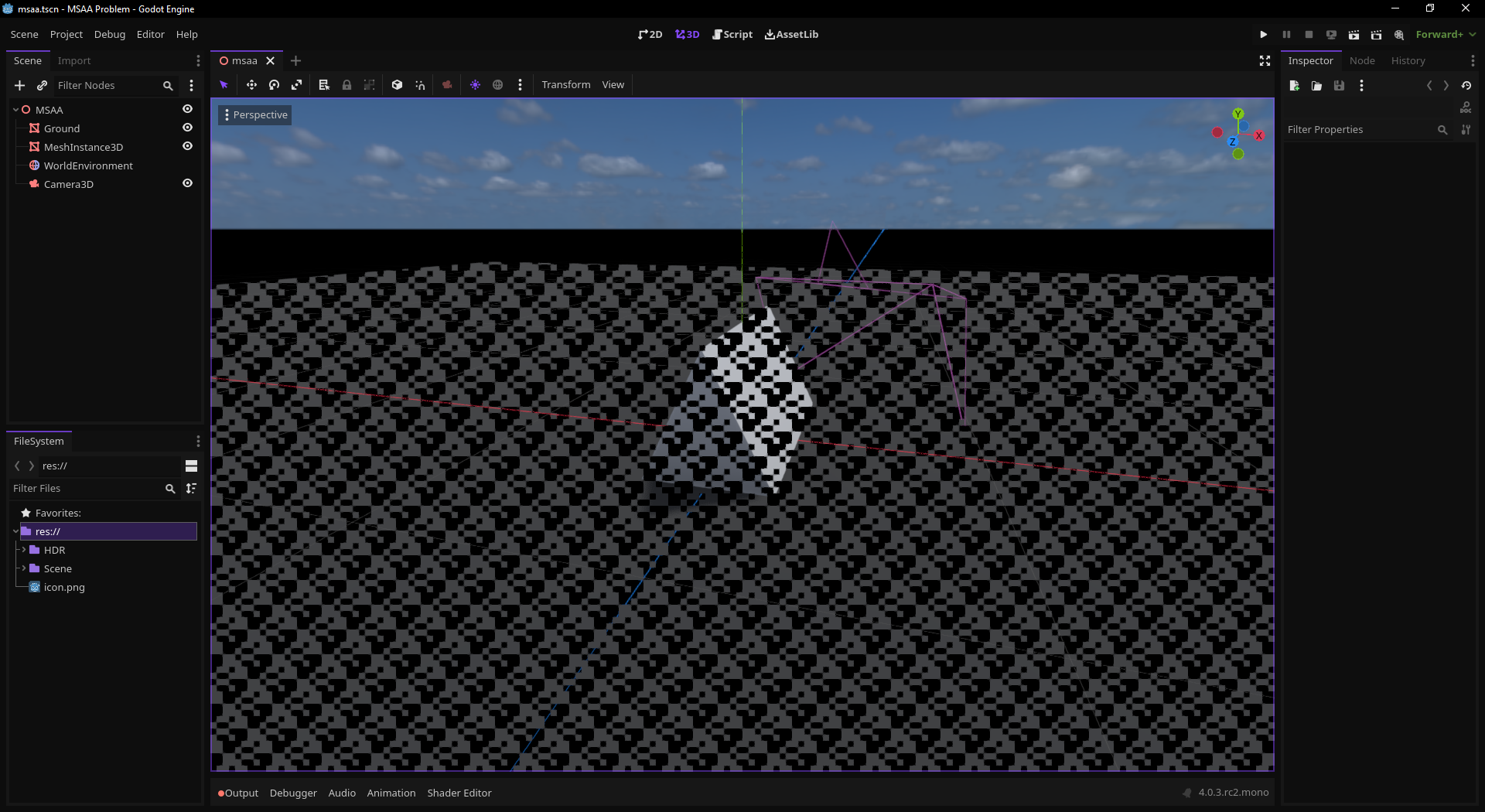 Vulkan: Enabling MSAA with SSAO causes artifacts to appear on AMD Polaris GPUs · Issue #61415 ...