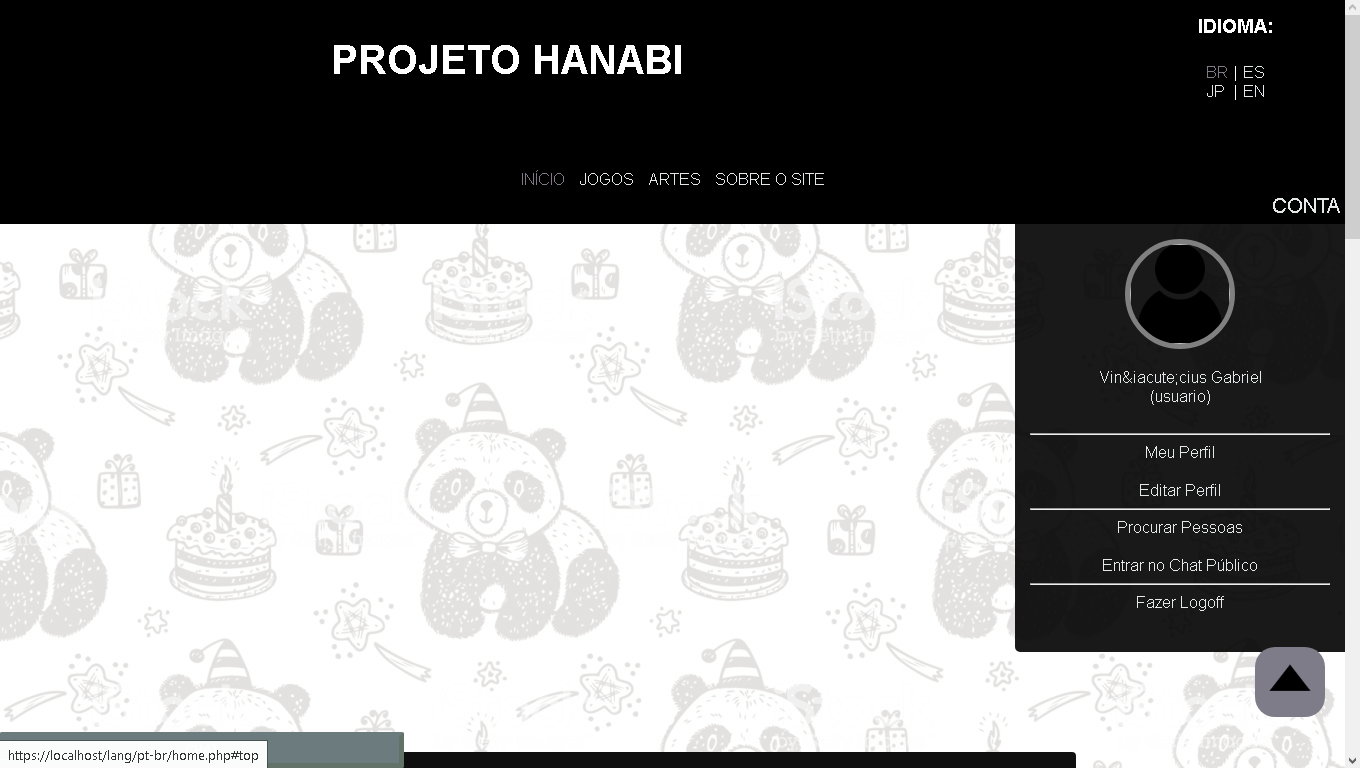 Github Monambike Project Hanabi Web A Personal Project Of A Web Application Made Primarily