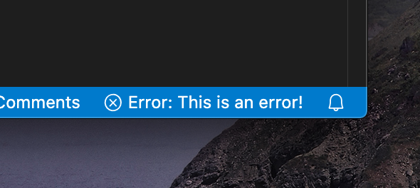 Allow status items with error background color · Issue #110214 ...
