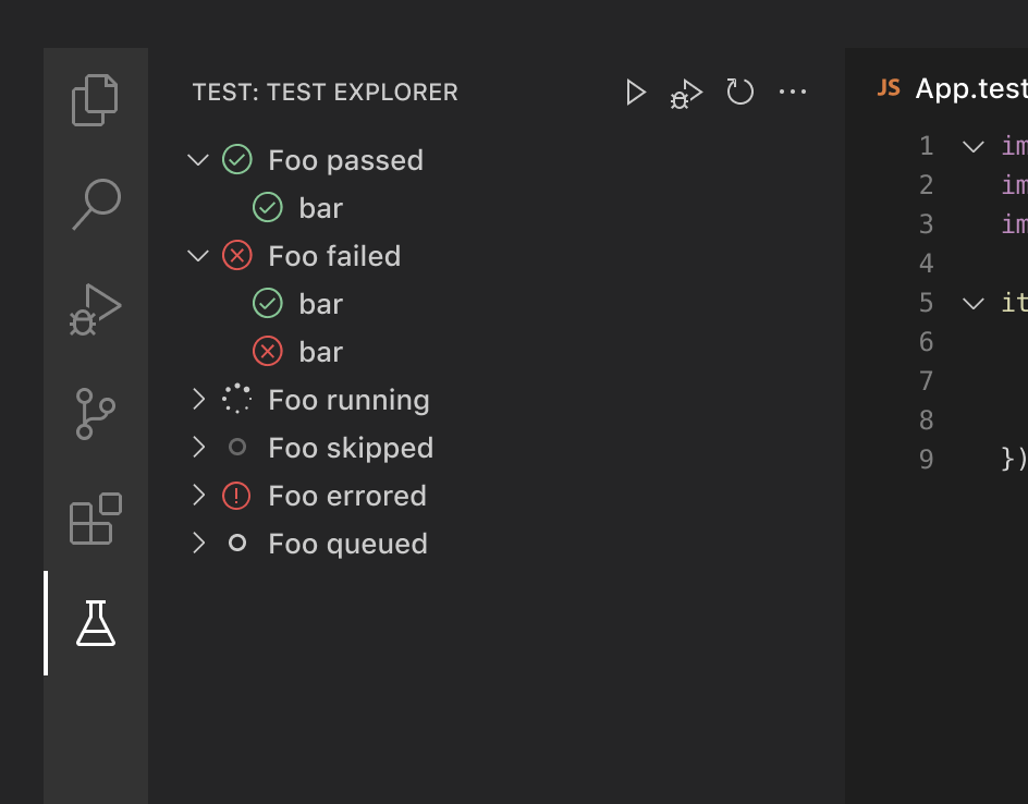 Icons for TestRunStates · Issue #34 · microsoft/vscode-codicons · GitHub