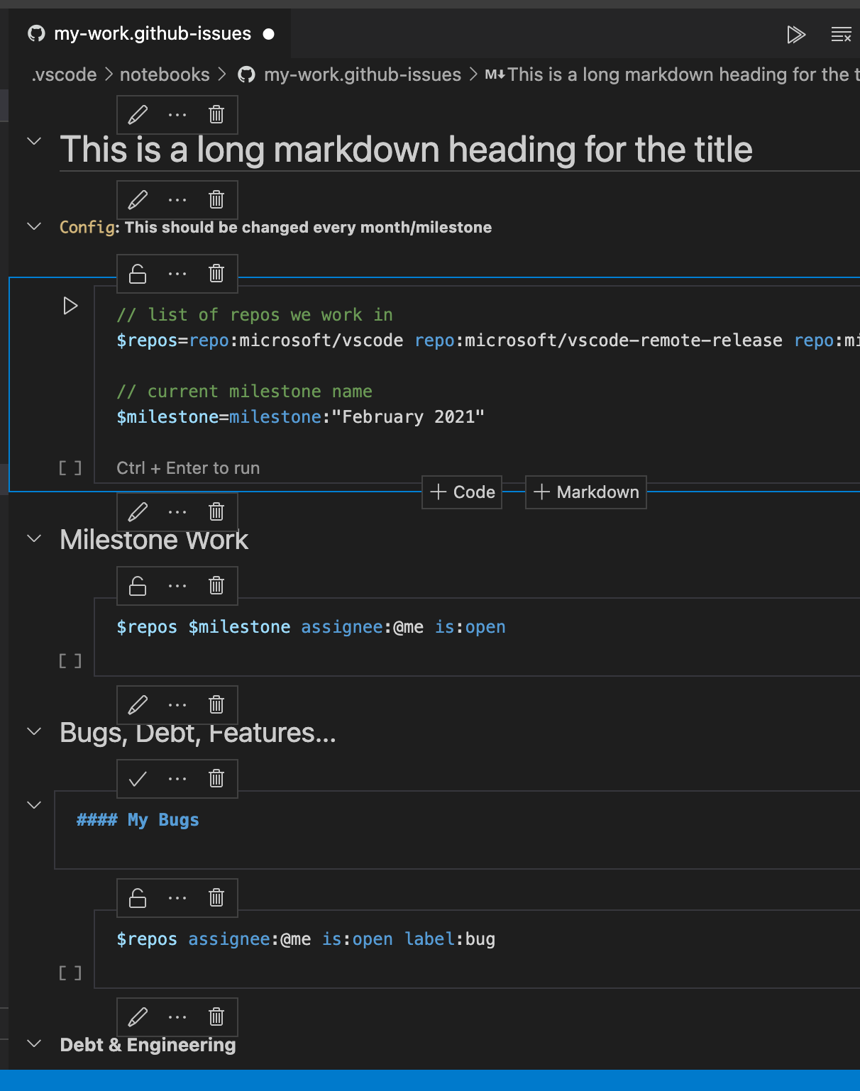 Native Notebooks - Cell Toolbar Covering Markdown Content · Issue #114730 · microsoft/vscode ...