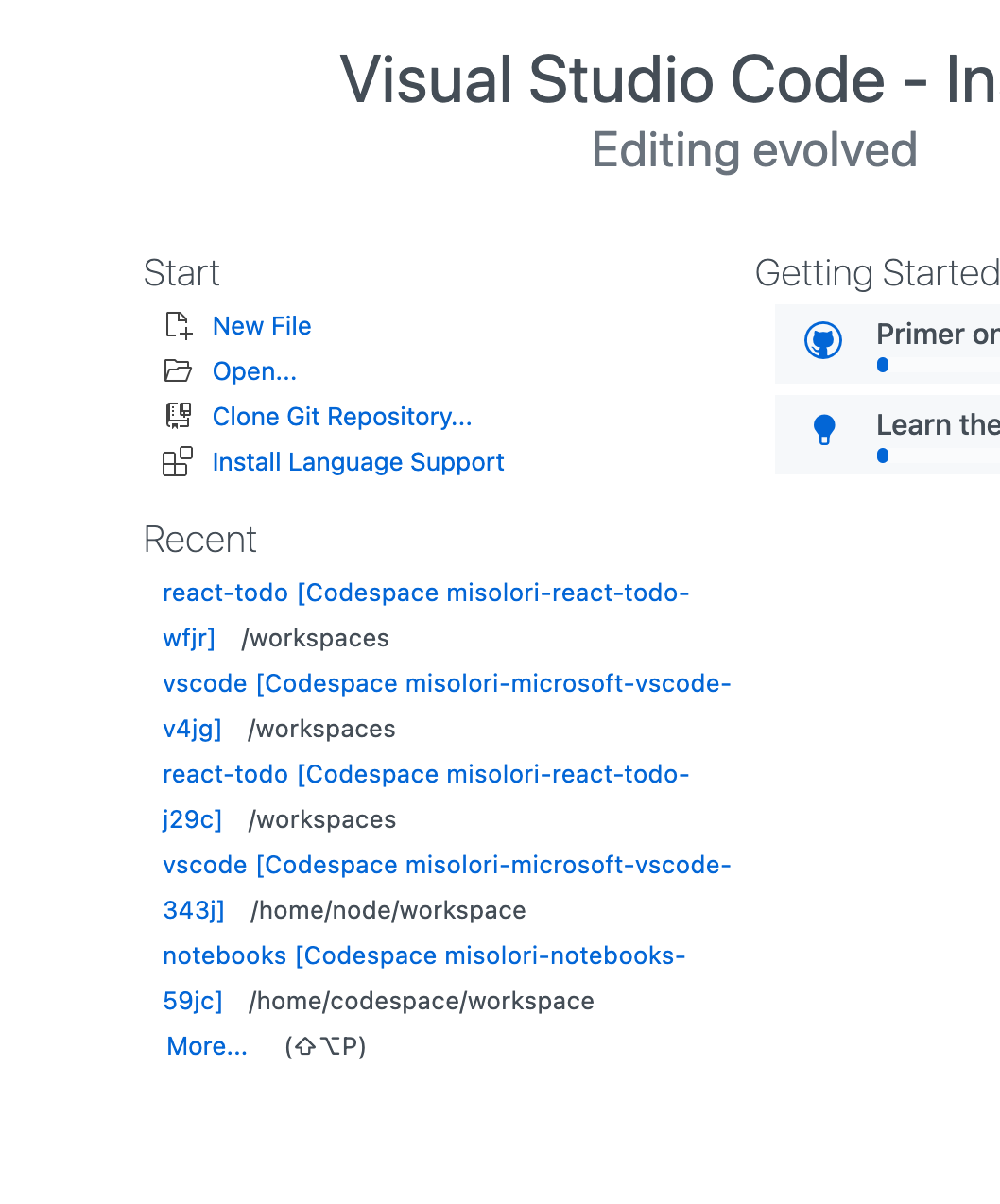 Getting started recents should have a max-width/height · Issue #119116 ...