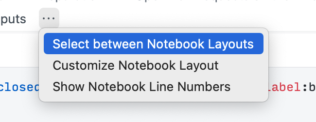 Notebook layout action names · Issue #125452 · microsoft/vscode · GitHub
