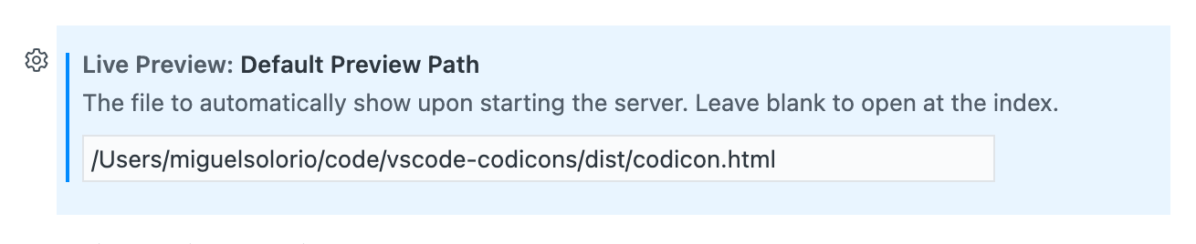 Add setting to start server from index · Issue #44 · microsoft/vscode-livepreview · GitHub