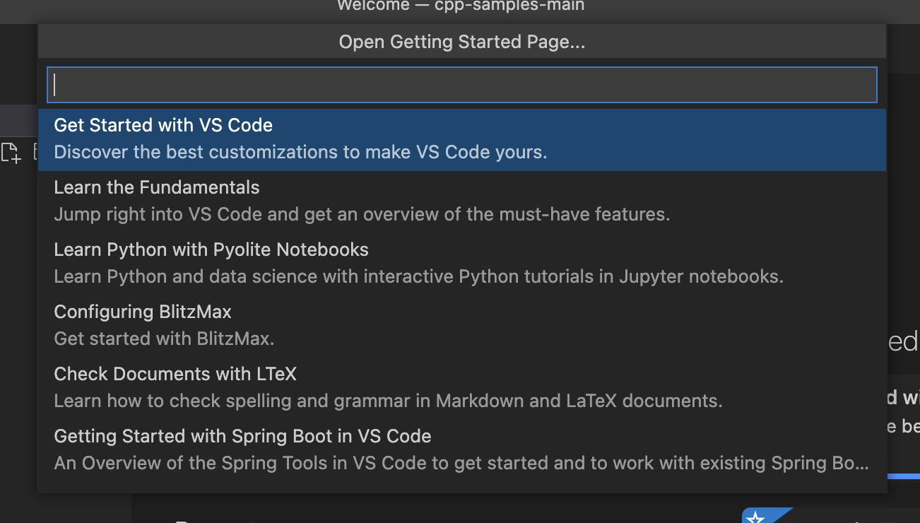 Append extension name to walkthroughs quick pick · Issue #128579 · microsoft/vscode · GitHub
