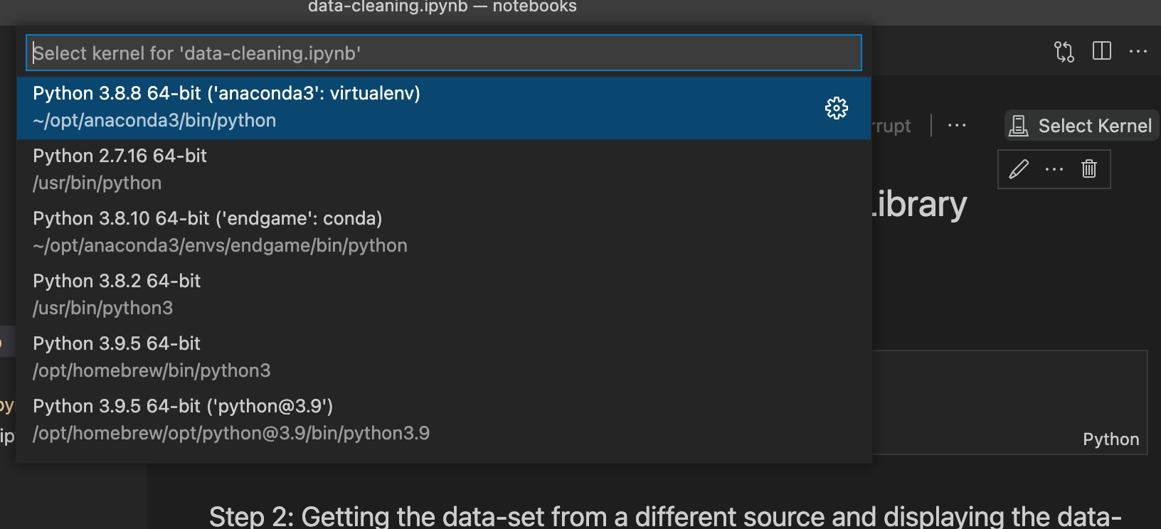 Kernels are not detected on open files when installing recommended ...