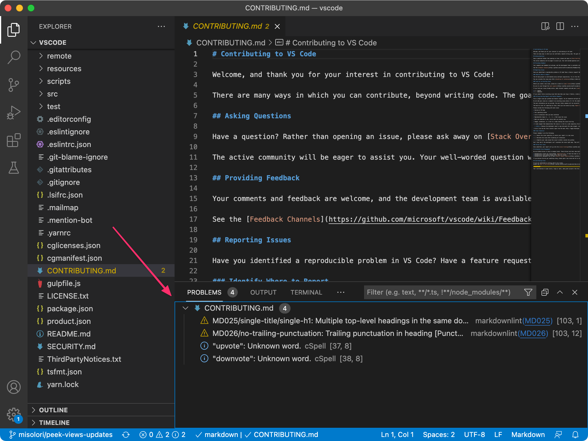 Indicate focused panel · Issue #131184 · microsoft/vscode · GitHub