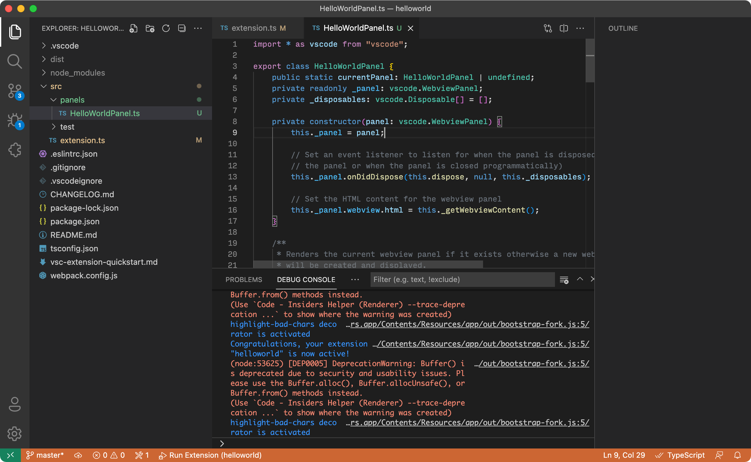 Opening side panel on first reload causes panel to be empty · Issue ...