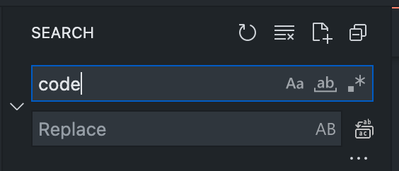Vscode Change Match Whole Word Button To Only Contain Lowercase 