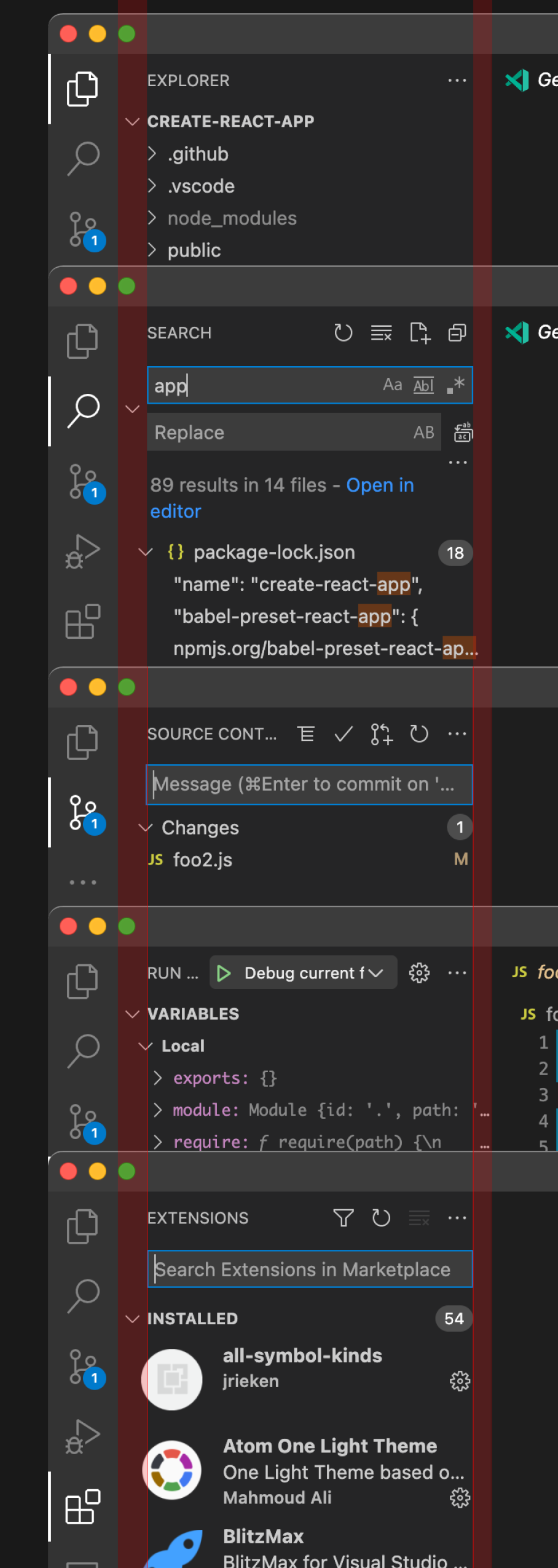 Minor UI inconsistencies: Alignments in Sidebar · Issue #93023 · microsoft/vscode · GitHub