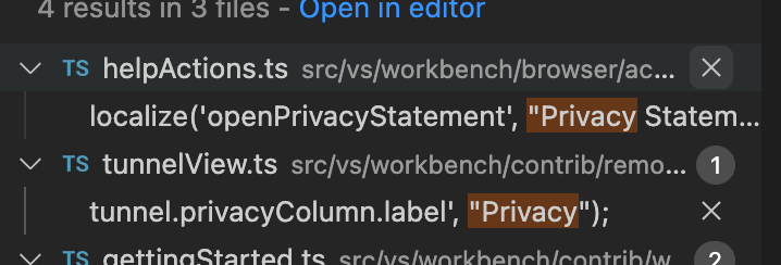 Icons Should Have Consistent States · Issue 59663 · Microsoft Vscode · Github
