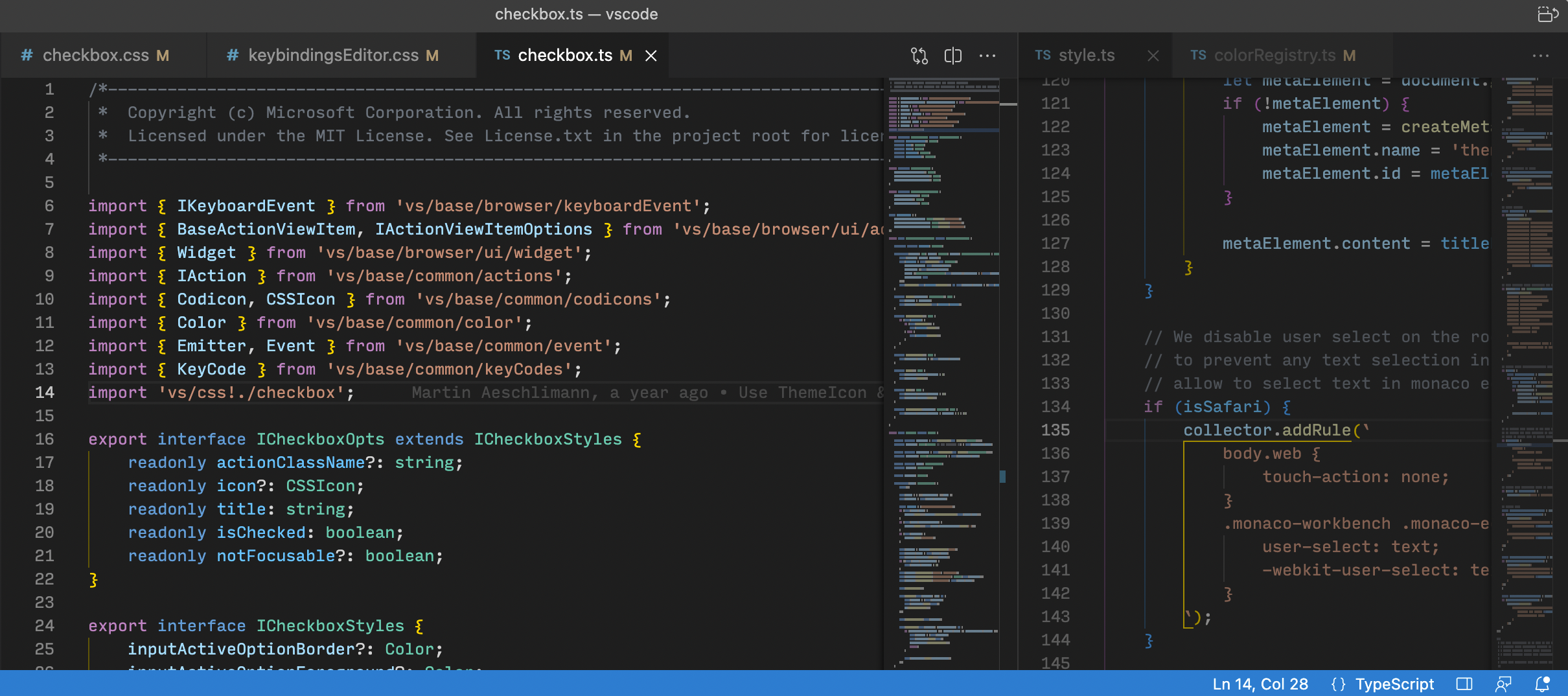 Dim backgound of non-focused editors · Issue #137476 · microsoft/vscode ...