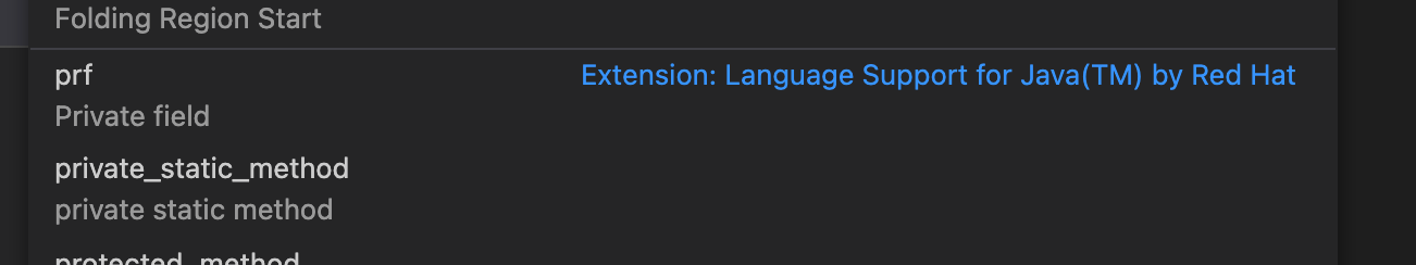 insert snippet picker list show where the snippet from · Issue #138105 · microsoft/vscode · GitHub