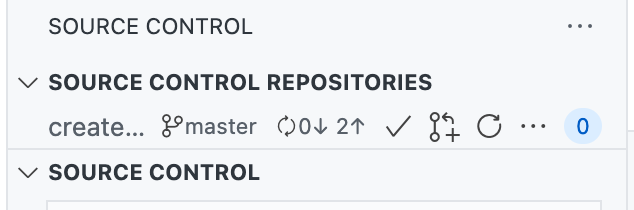 Source control panel - sync changes button when syncing is not in ...