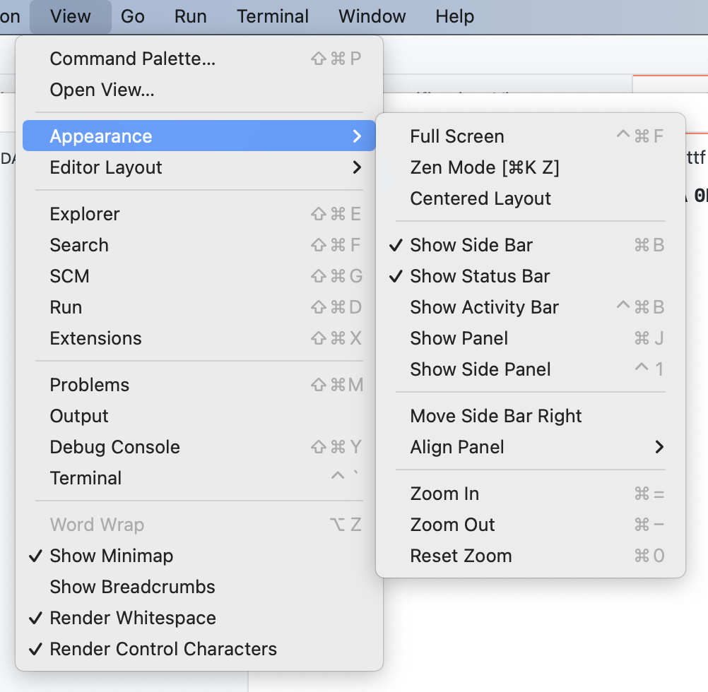 Small Customize Layout Update · Issue #142385 · microsoft/vscode · GitHub