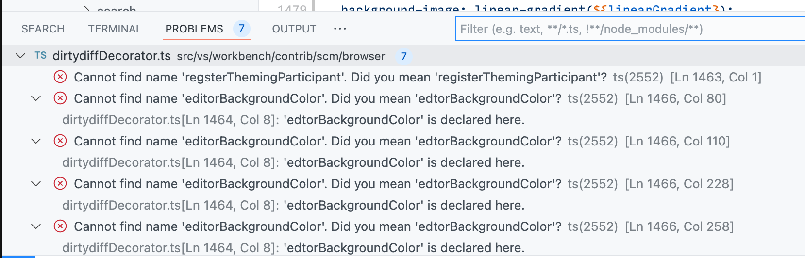 Too many expand/collapse icons in problems · Issue #144919 · microsoft ...