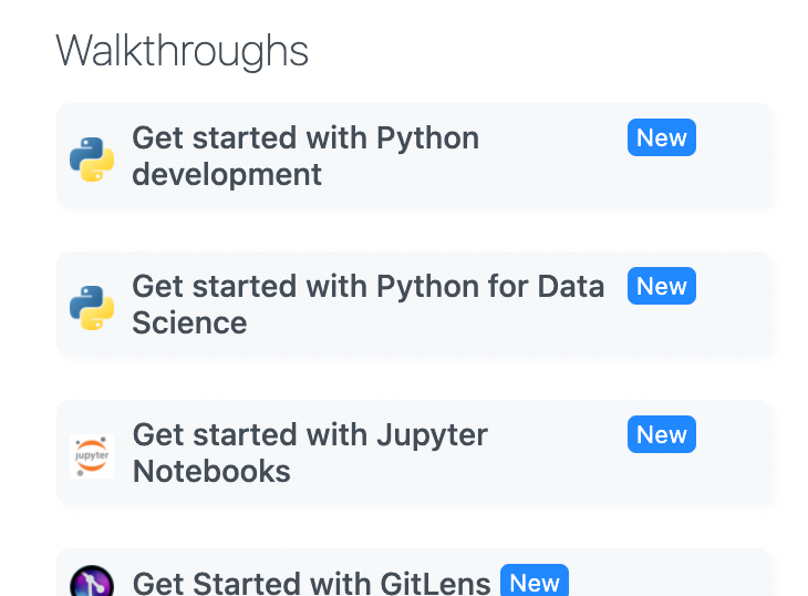 Seeing duplicate walkthrough entries · Issue #18741 · microsoft/vscode-python · GitHub