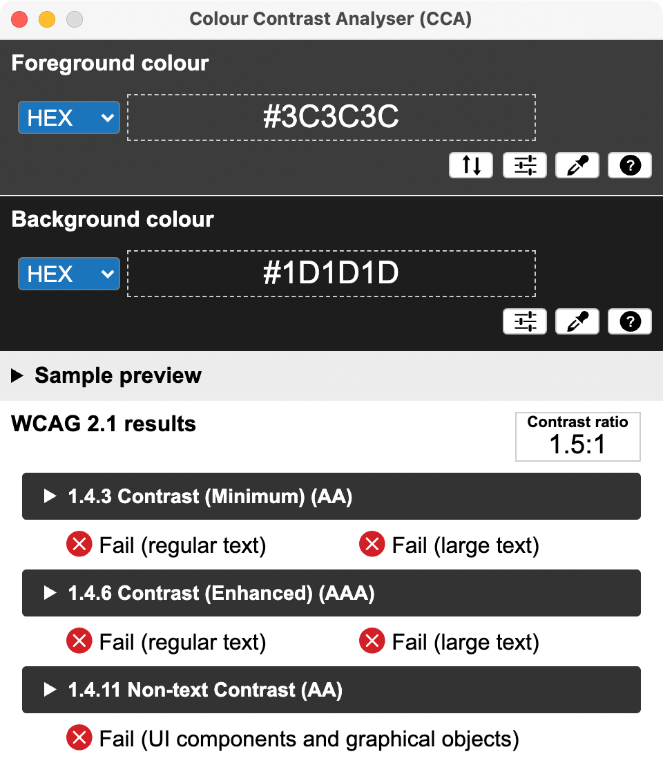 Empty check boxes need more contrast with adjacent colors · Issue ...