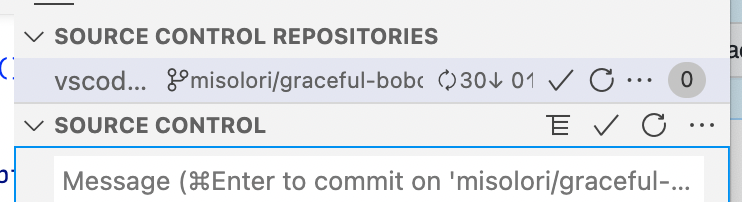Make the Spacing between Icons on the SCM Title Consistent · Issue ...
