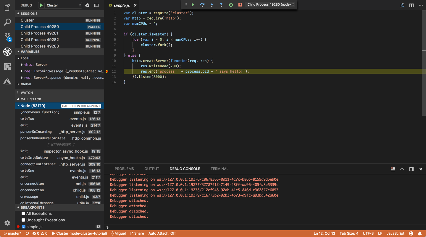 Show debug sessions under a new split view section · Issue #49881 · microsoft/vscode · GitHub